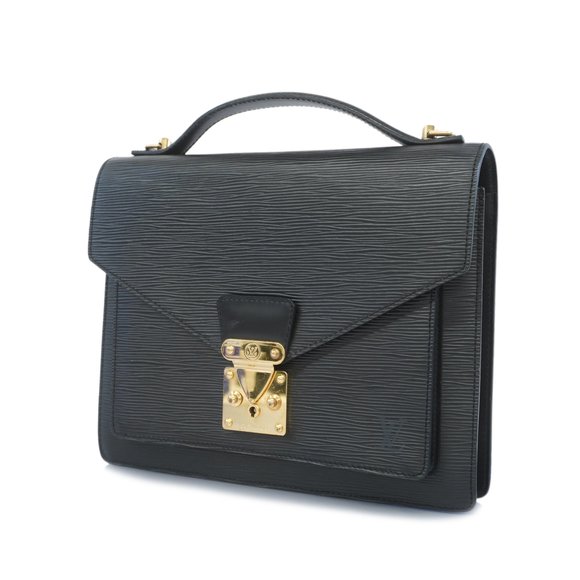 Louis Vuitton | Bags | Louis Vuittonauth Epi Monceau M5222 Womens Handbag Noir | Poshmark